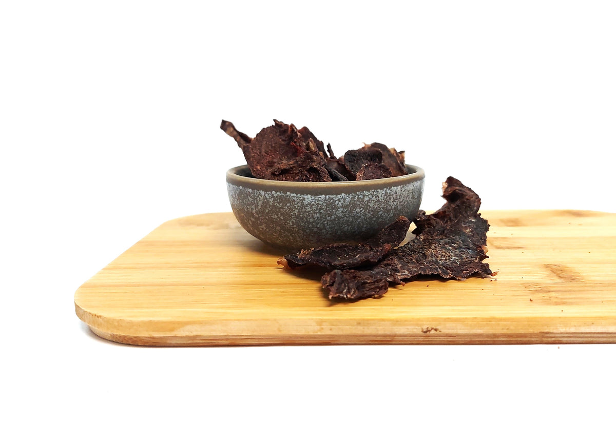 Emu Jerky for Puss 75g – BM Animals Complete Nutrition