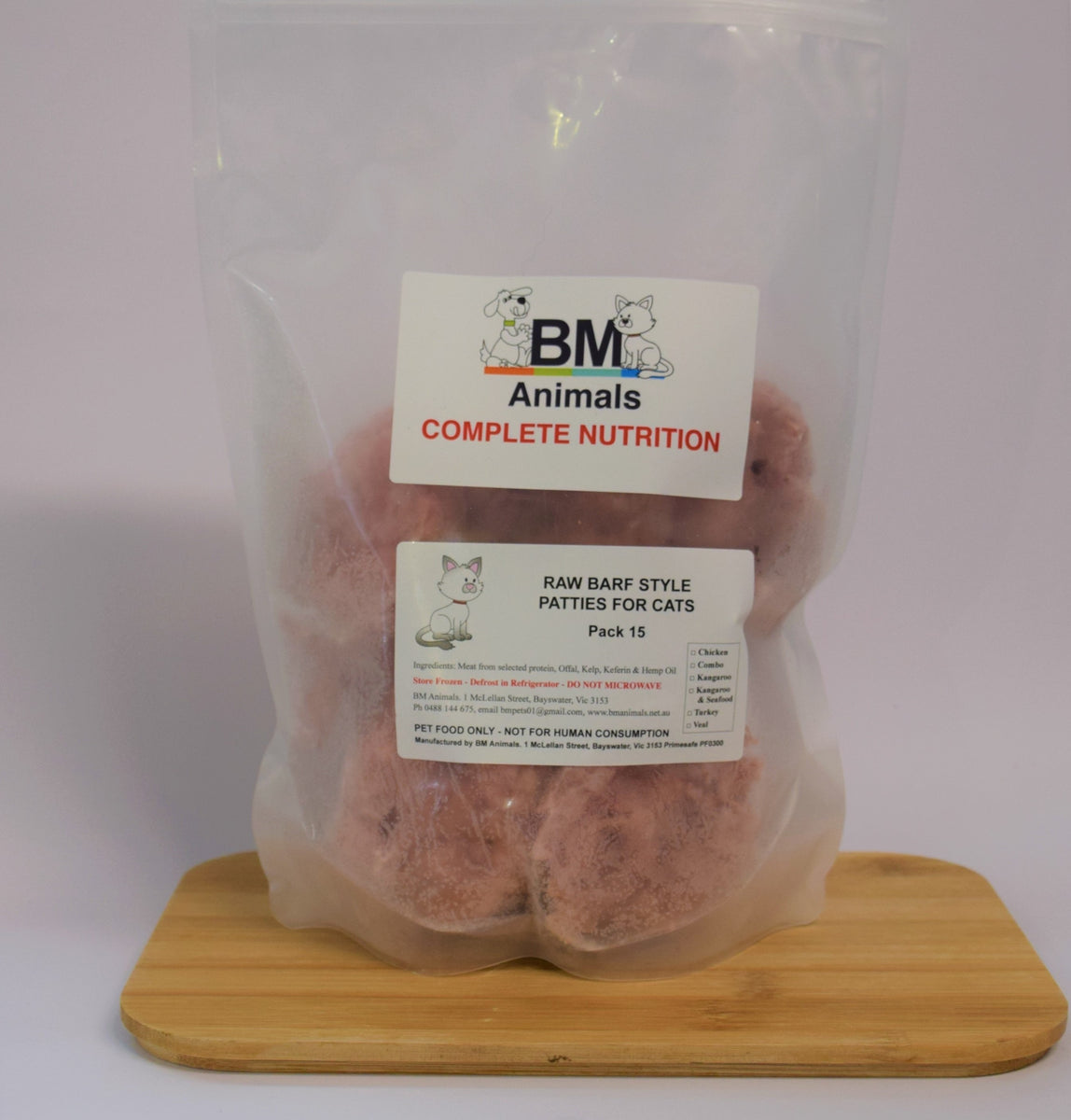 Premium Patties For Cats – BM Animals Complete Nutrition